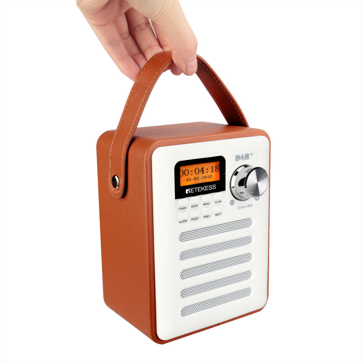 Retekess TR401 Braun und Weiß Retro Syle (TecTime) – Retekess